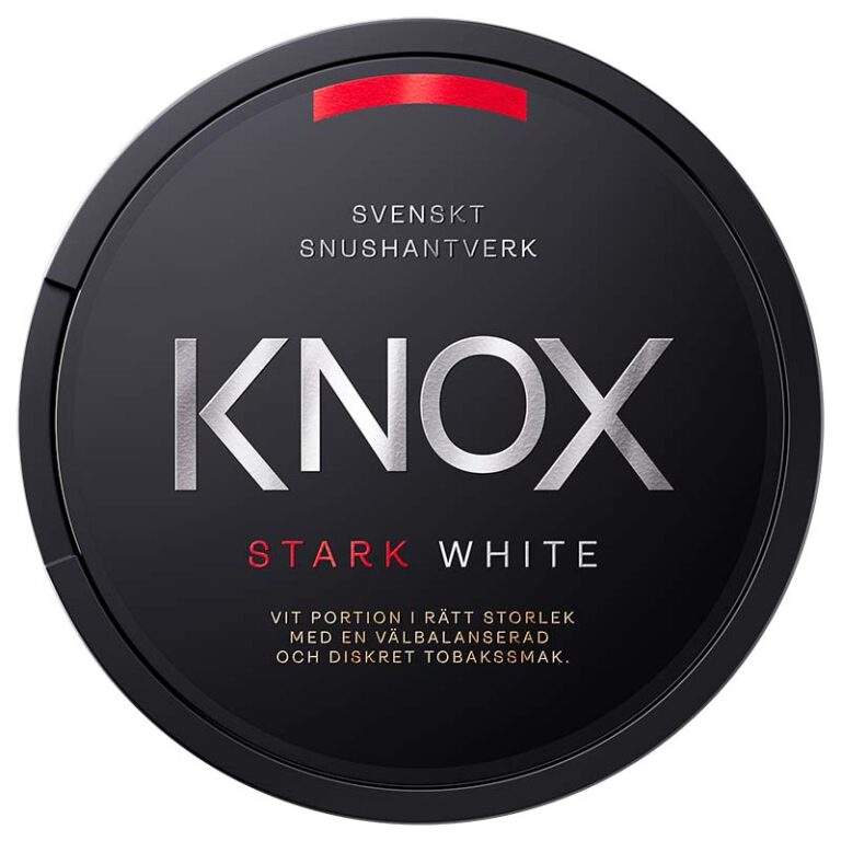Knox Stark White Portion - Färskt - Snabb fri frakt - Minprilla.se
