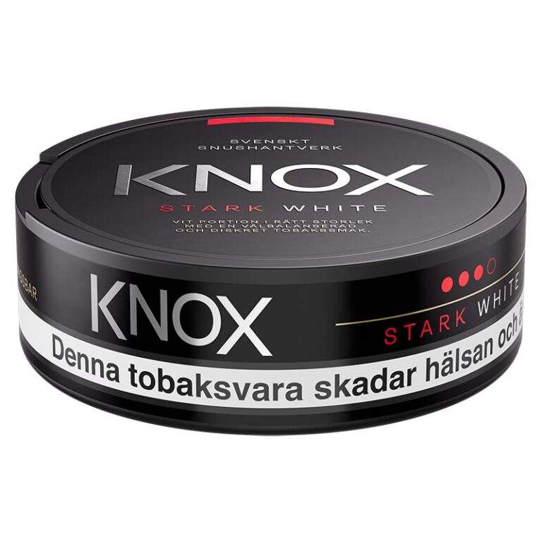 Knox Stark White Portion - Färskt - Snabb fri frakt - Minprilla.se