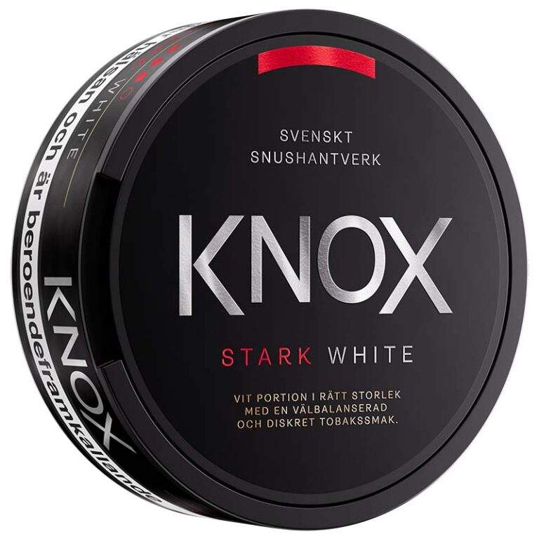 Knox Stark White Portion - Färskt - Snabb fri frakt - Minprilla.se
