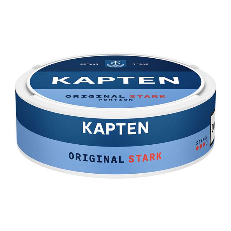 Kapten Original Stark - Färskt Snus - Snabb Fri Frakt - Minprilla.se