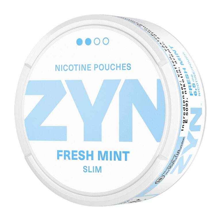 ZYN Fresh Mint Slim Utgången - Snabb Fri Frakt - Färsk Snus - Minprilla.se
