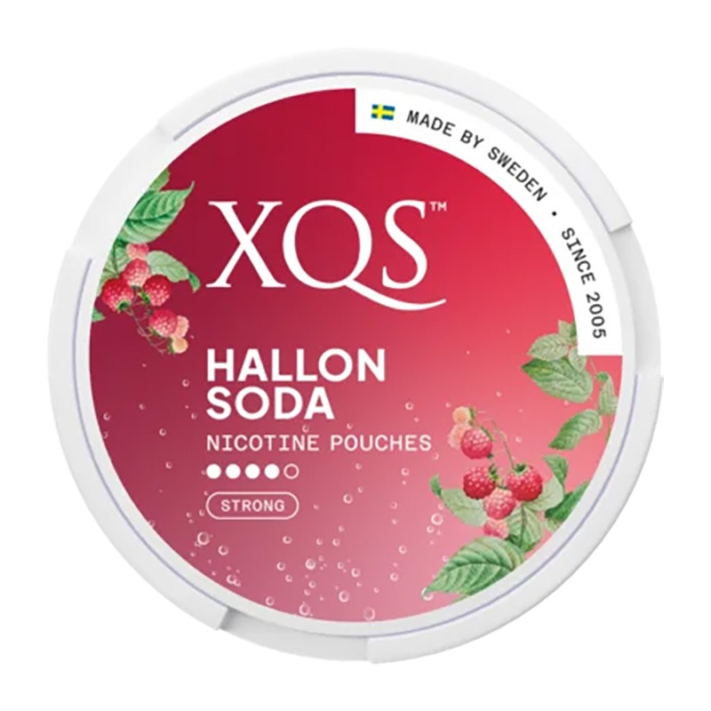 XQS Hallonsoda Strong - Alla Smaker - Fri Snabb Frakt - Minprilla.se