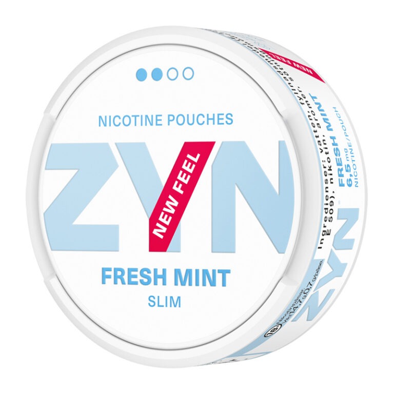 ZYN Fresh Mint Slim - Snabb Fri Frakt - Färsk Snus - Minprilla.se
