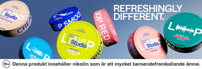 LOOP snus - Snabb Leverans - Fri frakt - Minprilla.se