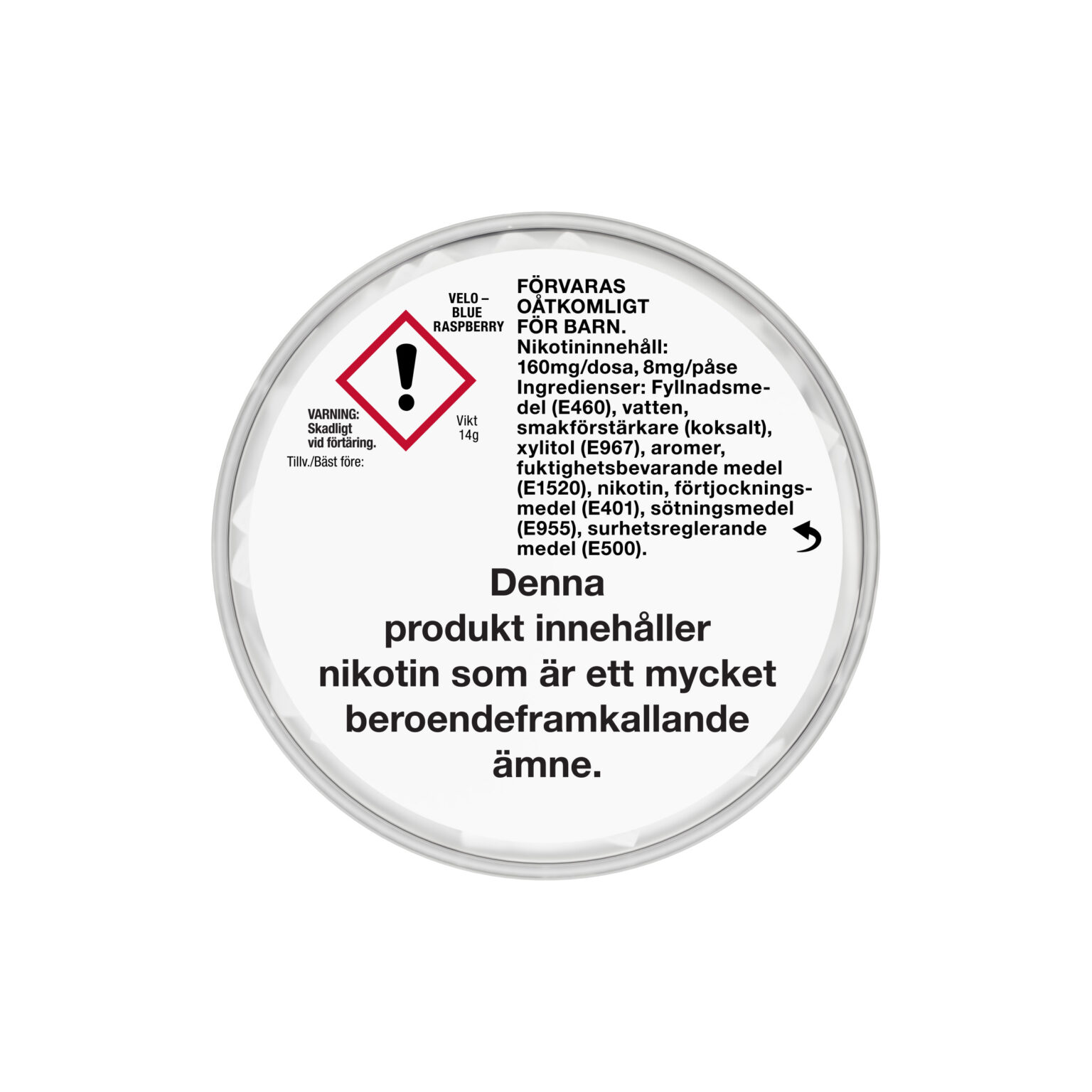 VELO Blue Raspberry - Fri Frakt - Många Smaker - Köp Online - Minprilla.se