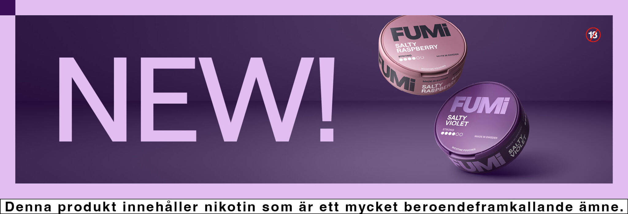 FUMI Vitt Snus - Unika Smaker - Snabb Fri Frakt - Minprilla.se