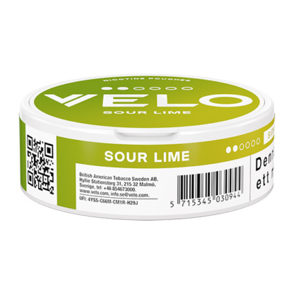 VELO Sour Lime Slim - Snabb Fri Frakt - Minprilla.se