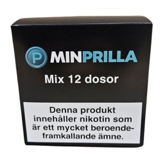 MinPrilla Black Box 12 pack Extra Stark - Snabb Leverans - Minprilla.se
