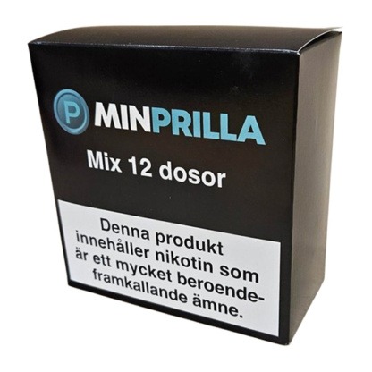 MinPrilla Black Box 12 pack Extra Stark - Snabb Leverans - Minprilla.se
