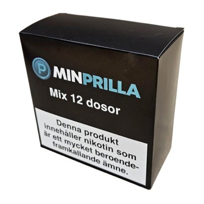 MinPrilla Black Box 12 pack Extra Stark - Snabb Leverans - Minprilla.se